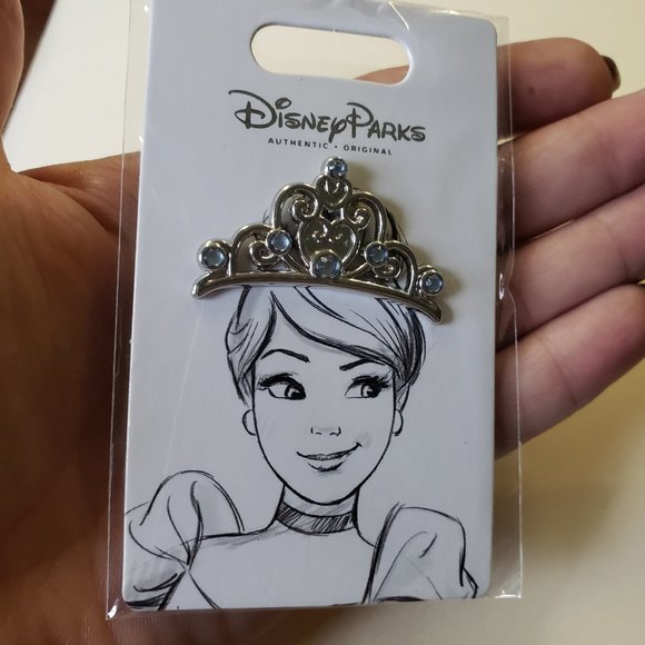 Disney | Accessories | Disney Parks Princess Tiara Crown Pins | Poshmark